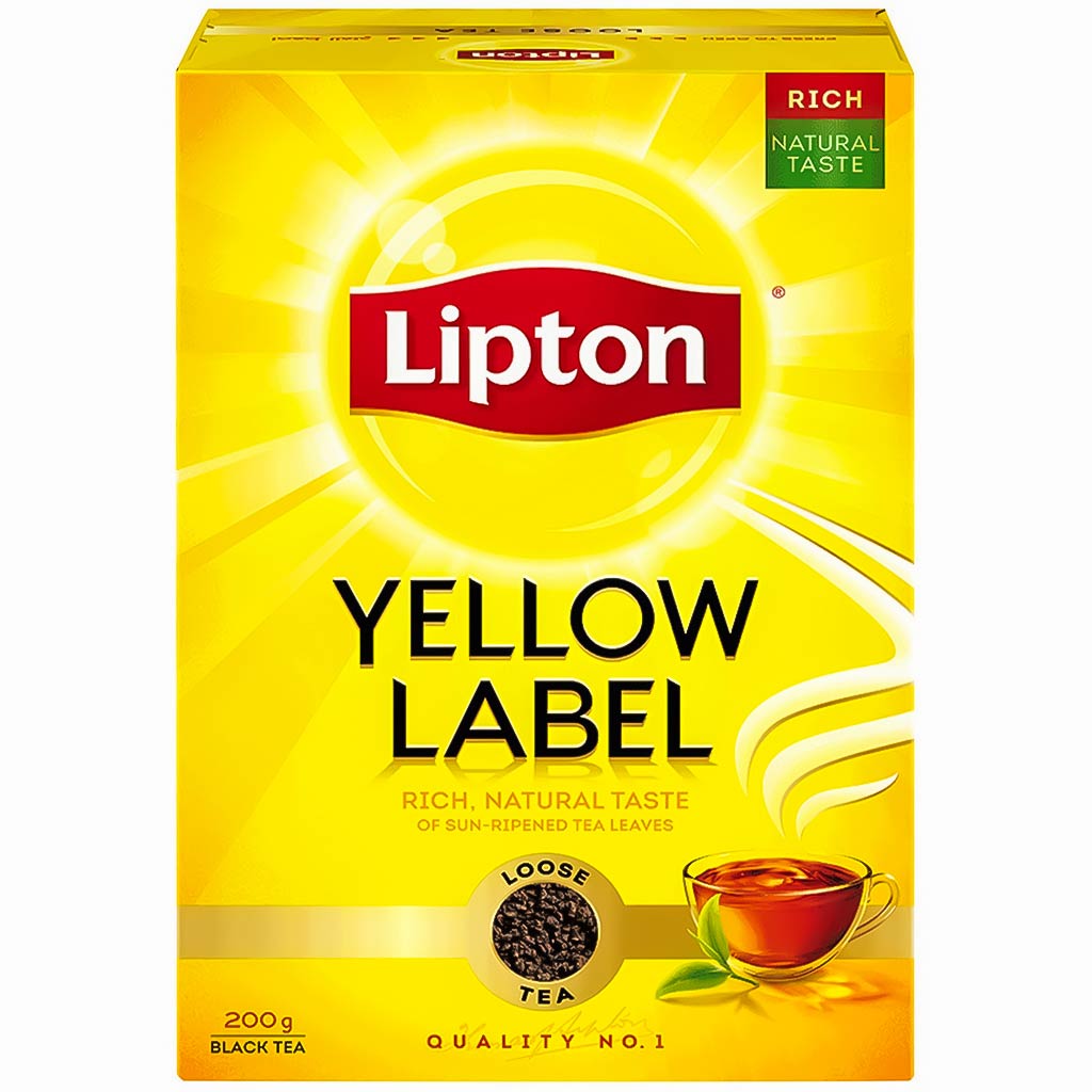 Lipton Yellow Label Black Tea -200gram (2g x 100 sachets) | Send Gifts ...